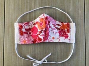 Easy Face Mask on a Serger - WITH nose wire and filter pocket